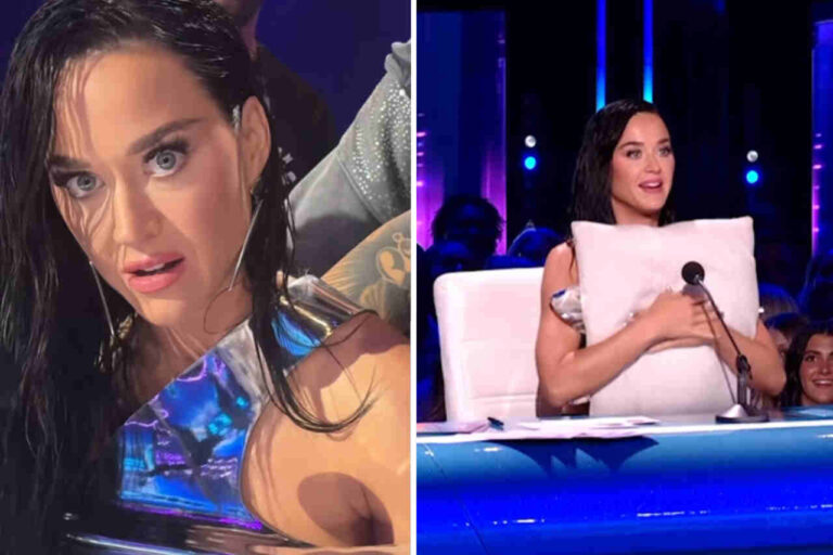 Katy Perry passa por perrengue com top de metal e quase mostra demais ...