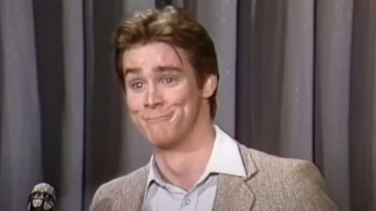 Jim Carrey shows his imitation talent in an old 80s TV clip