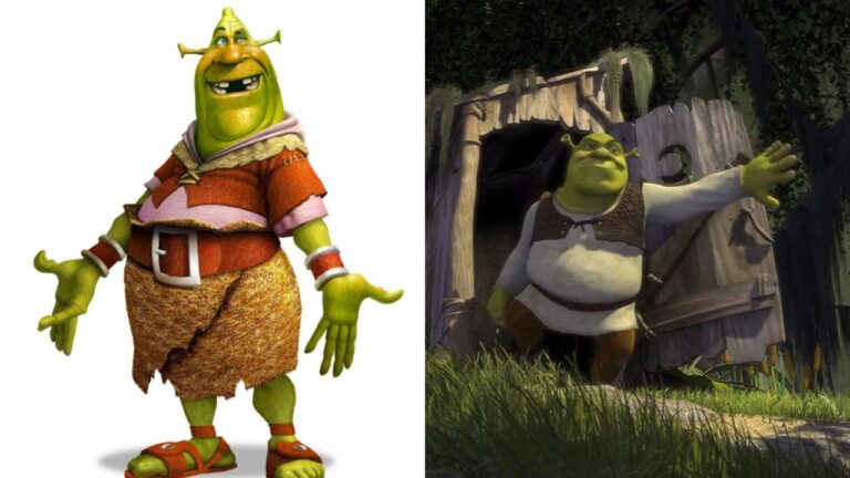 Originalt design af "Shrek" delt af filmens kunstner chokerede fans