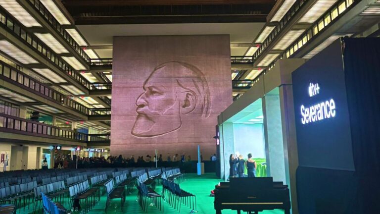 Surprise “Severance” event transforms New Jersey building into series ...