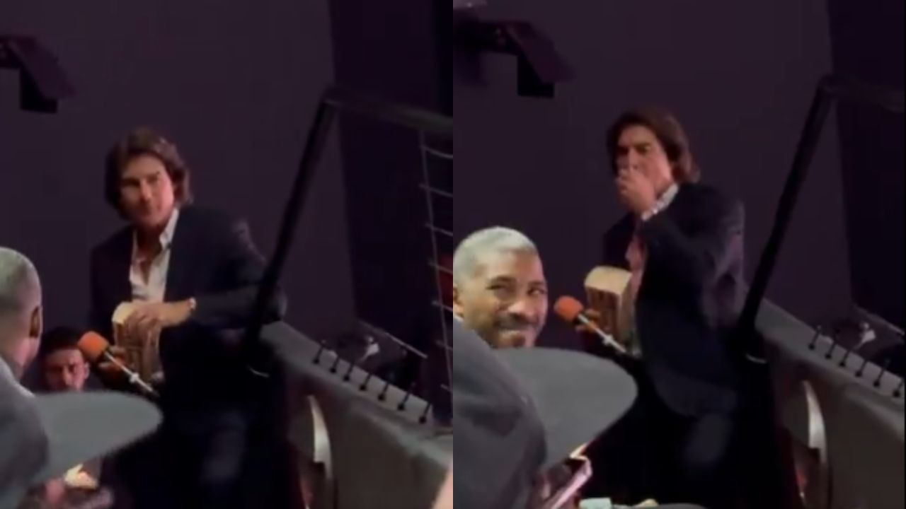 I fan di Tom Cruise trovano strano il modo in cui mangia i popcorn in ...