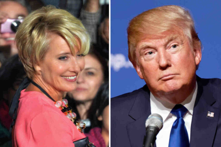 Emma Thompson revela que deu fora em Donald Trump no dia de seu ...