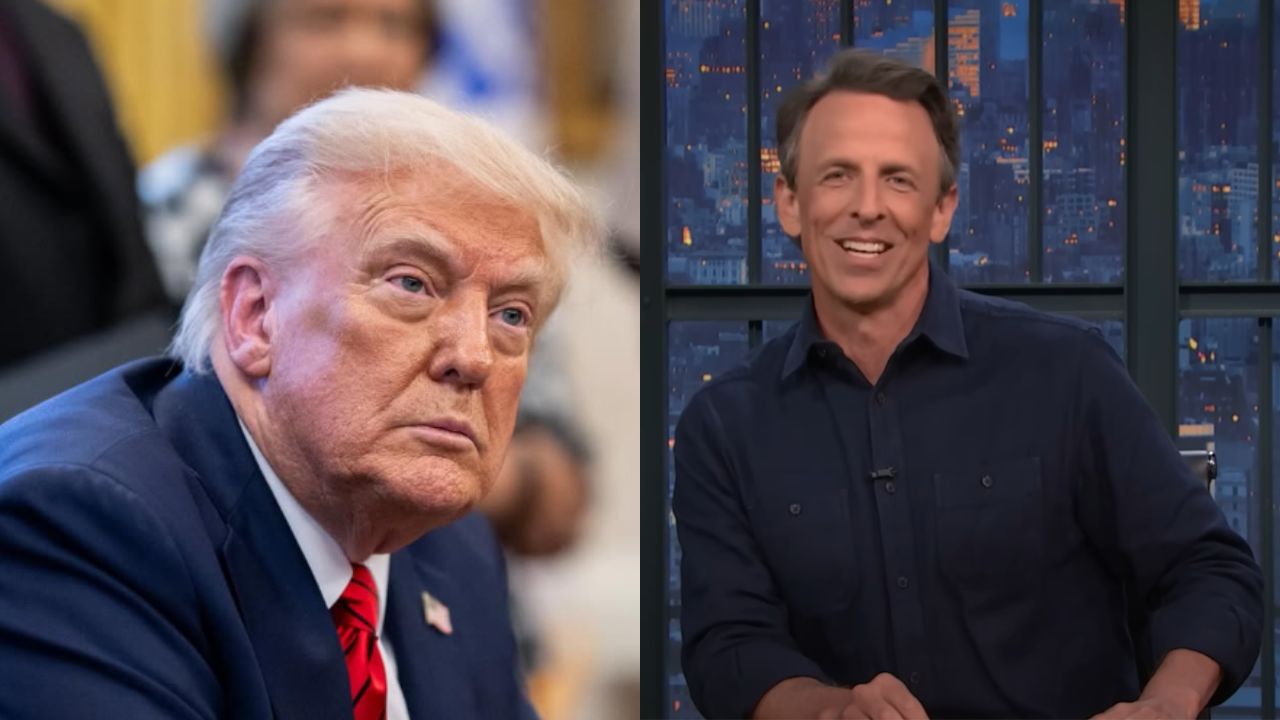 Seth Meyers from “Late Night” responds to Donald Trump’s criticism of ...