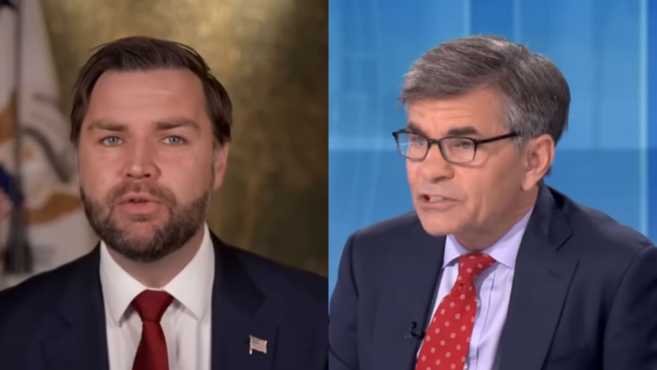 JD Vance wordt live onderbroken nadat hij geïrriteerd raakt door een ...